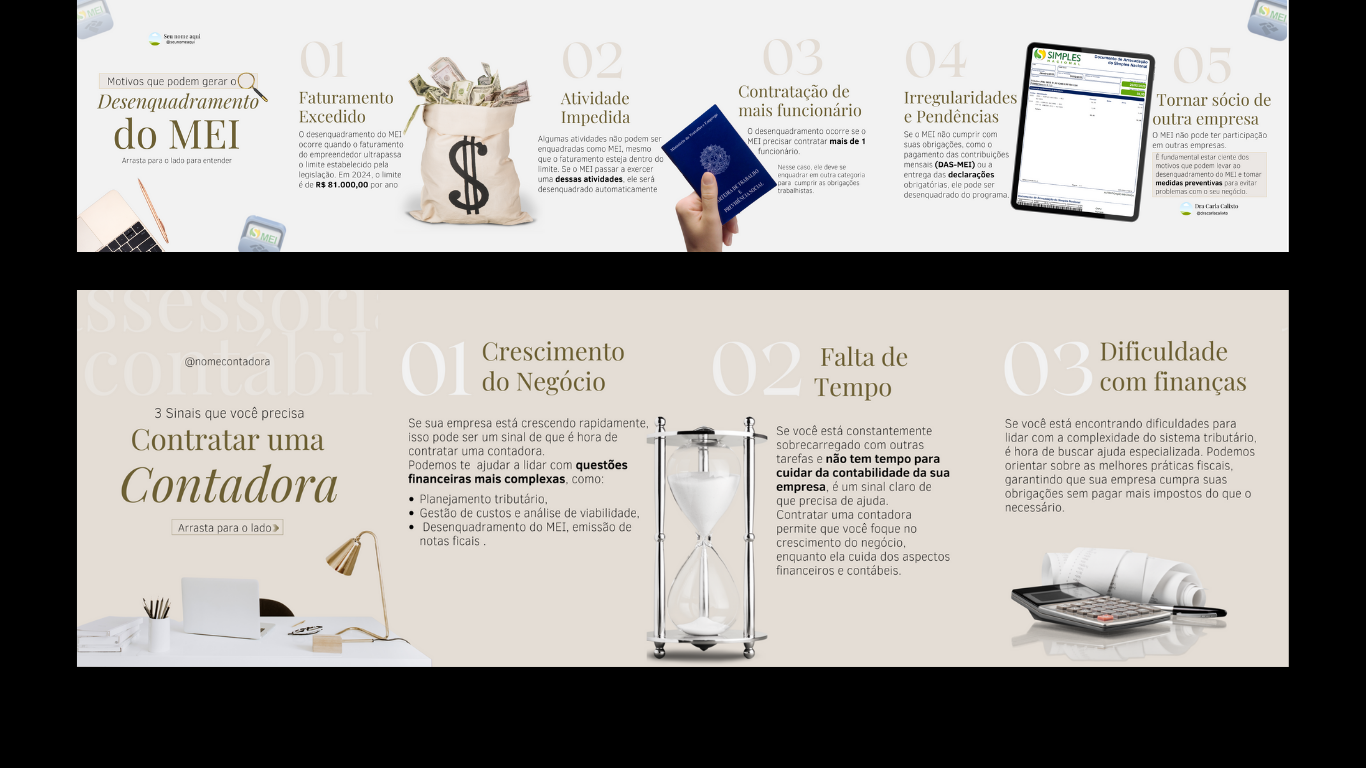 Pack Luxo Contabilidade – Orla Design